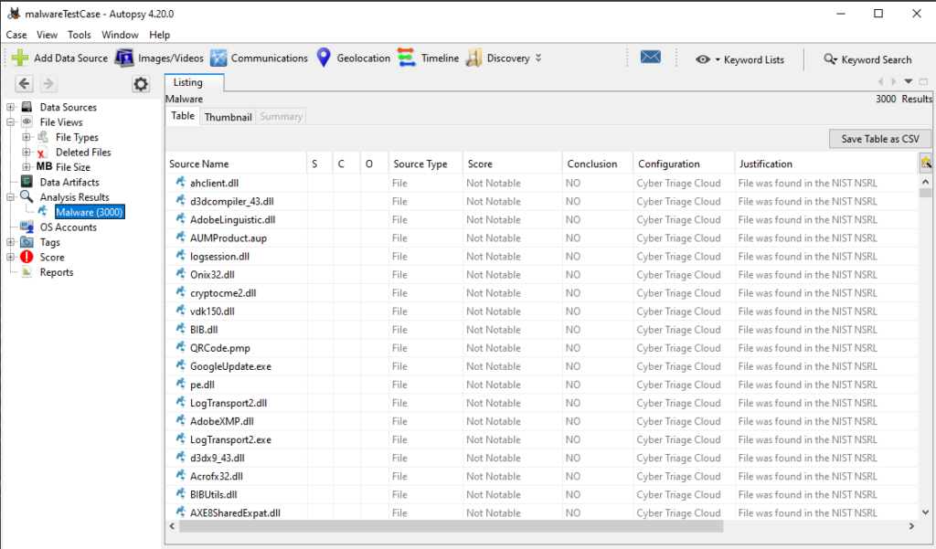 Autopsy - Malware Scanner Ingest Module