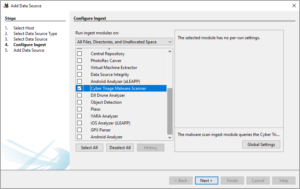 Autopsy - Malware Scanner Ingest Module